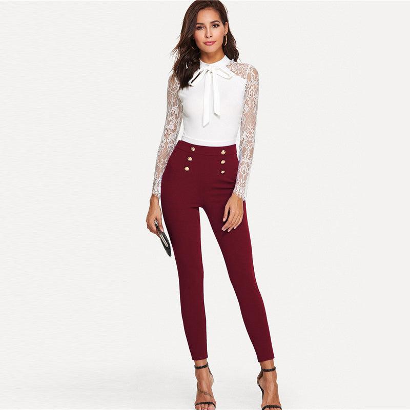 BELLA BUTTON PANTS – B ANN'S BOUTIQUE, LLC