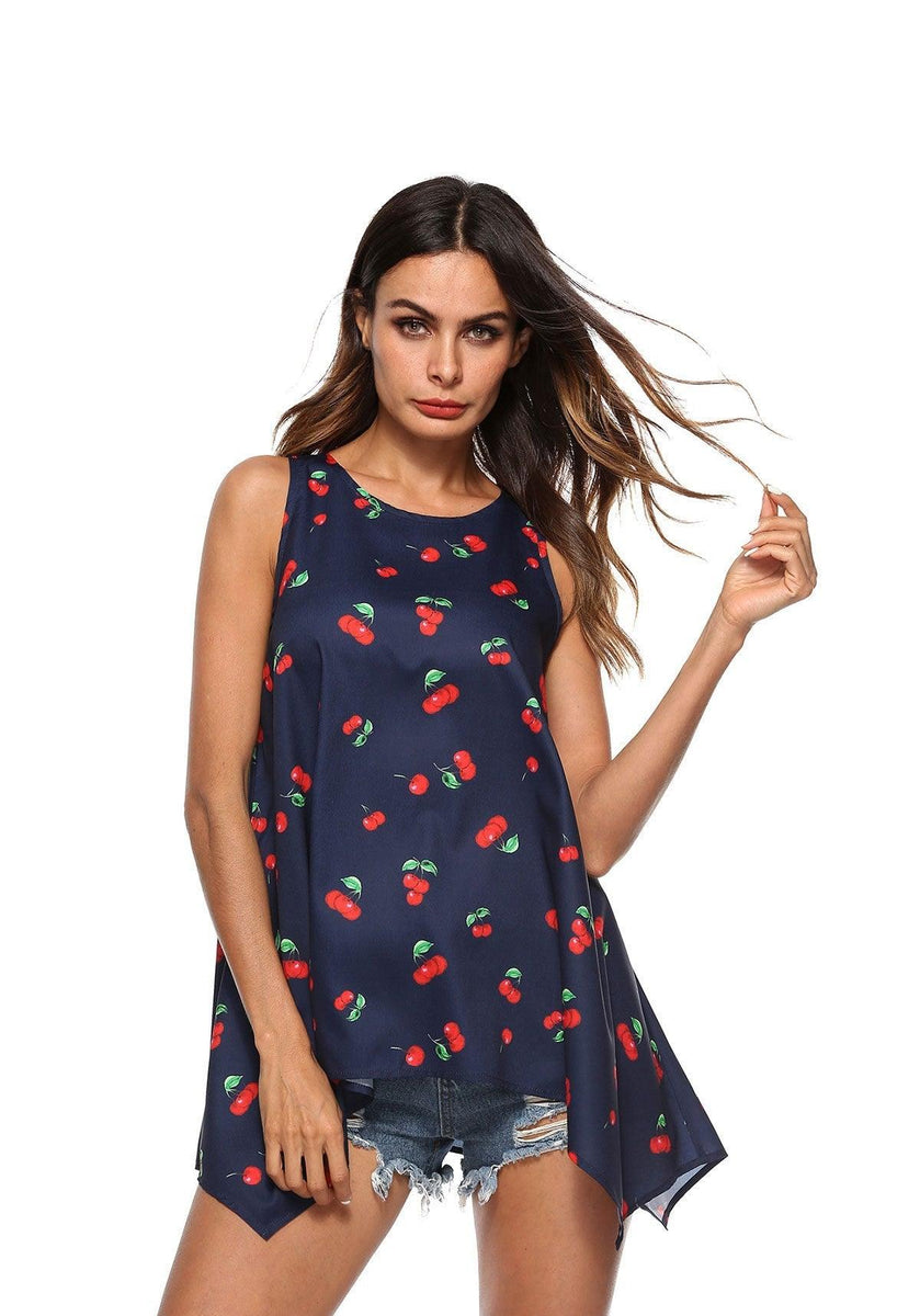 CHERRY ON TOP BILLOWY BLOUSE – B ANN'S BOUTIQUE, LLC