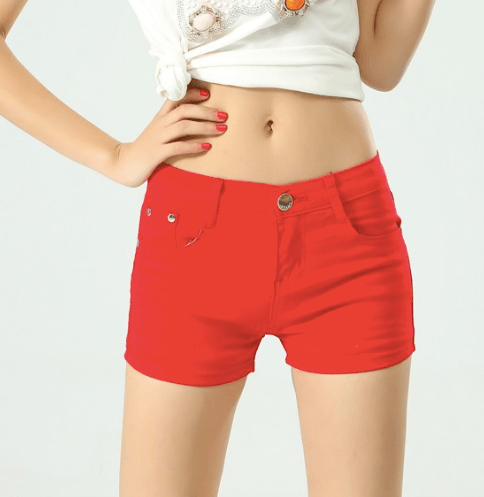 COLOR PARTY DENIM SHORTS – B ANN'S BOUTIQUE, LLC