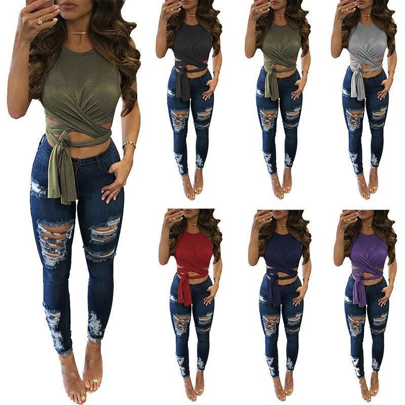 CROPPED CROSS-TIE TOP – B ANN'S BOUTIQUE, LLC