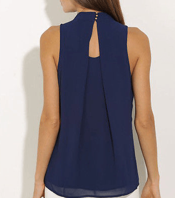 NAVY NIGHTS SHELL TOP – B ANN'S BOUTIQUE, LLC